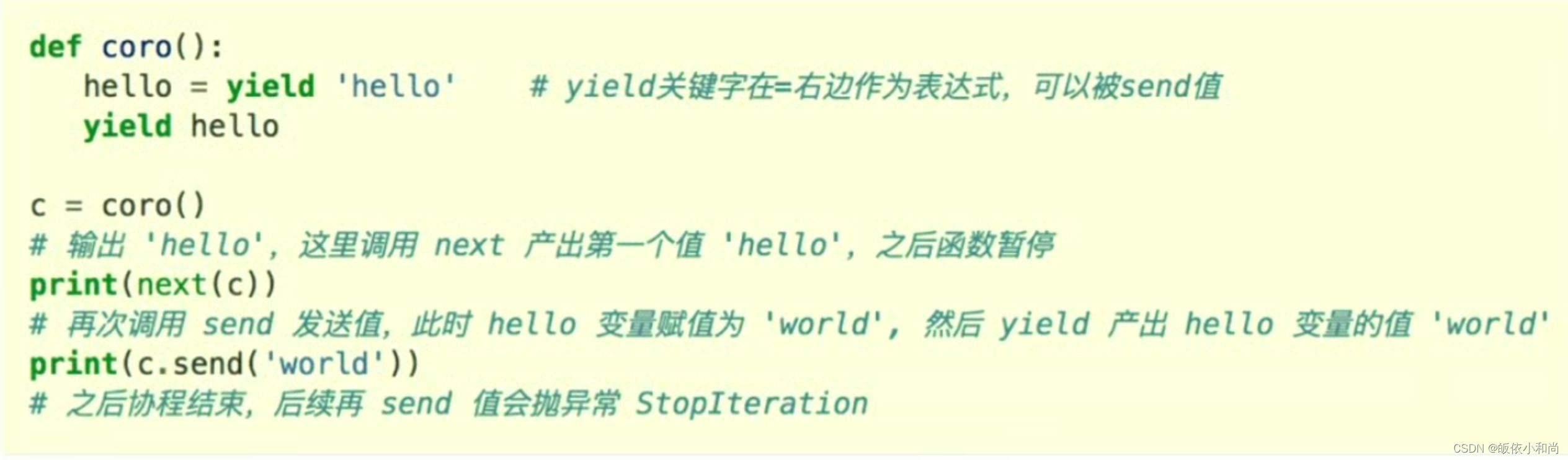 Python生成器与协程基于生成器协程 Csdn博客 5555