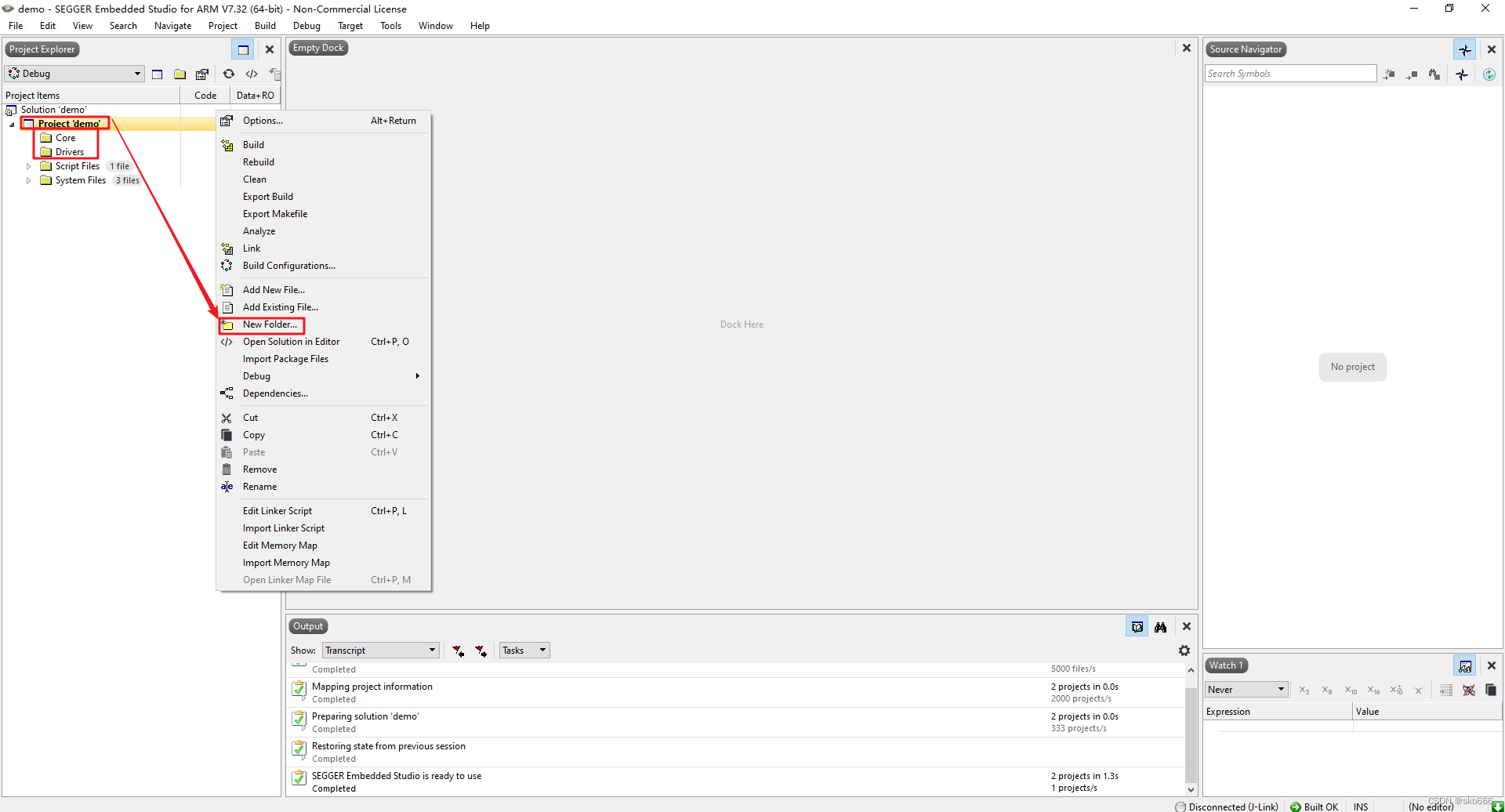 Segger Embedded Studio + STM32CubeMX 跨平台开发环境搭建-CSDN博客