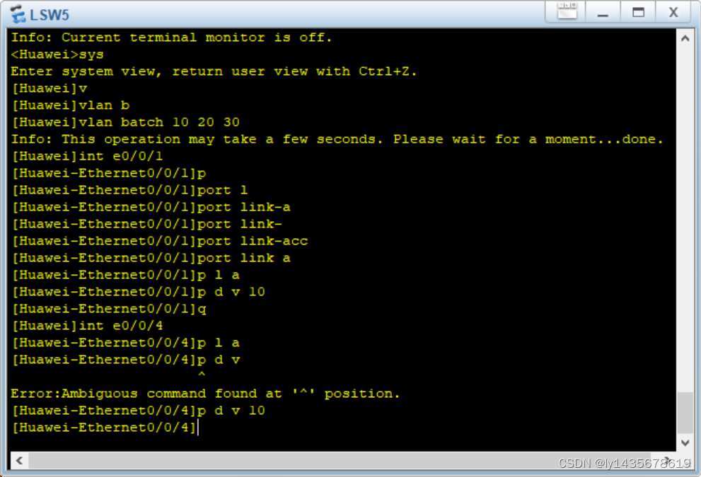 6、access、trunk以及虚拟路由器端口配置_配置access接口命令-CSDN博客