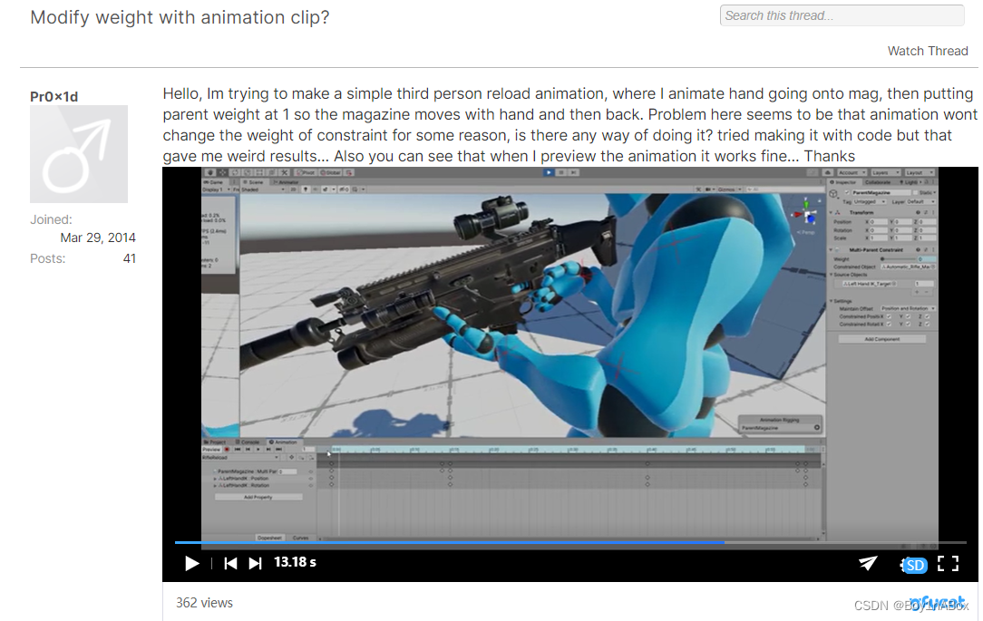 Unity 使用Animation Clip(动画片段) 对Animation Rig的Rig Weight (rig权重) 进行调整，出现无法调整的问题，及解决方法 ...