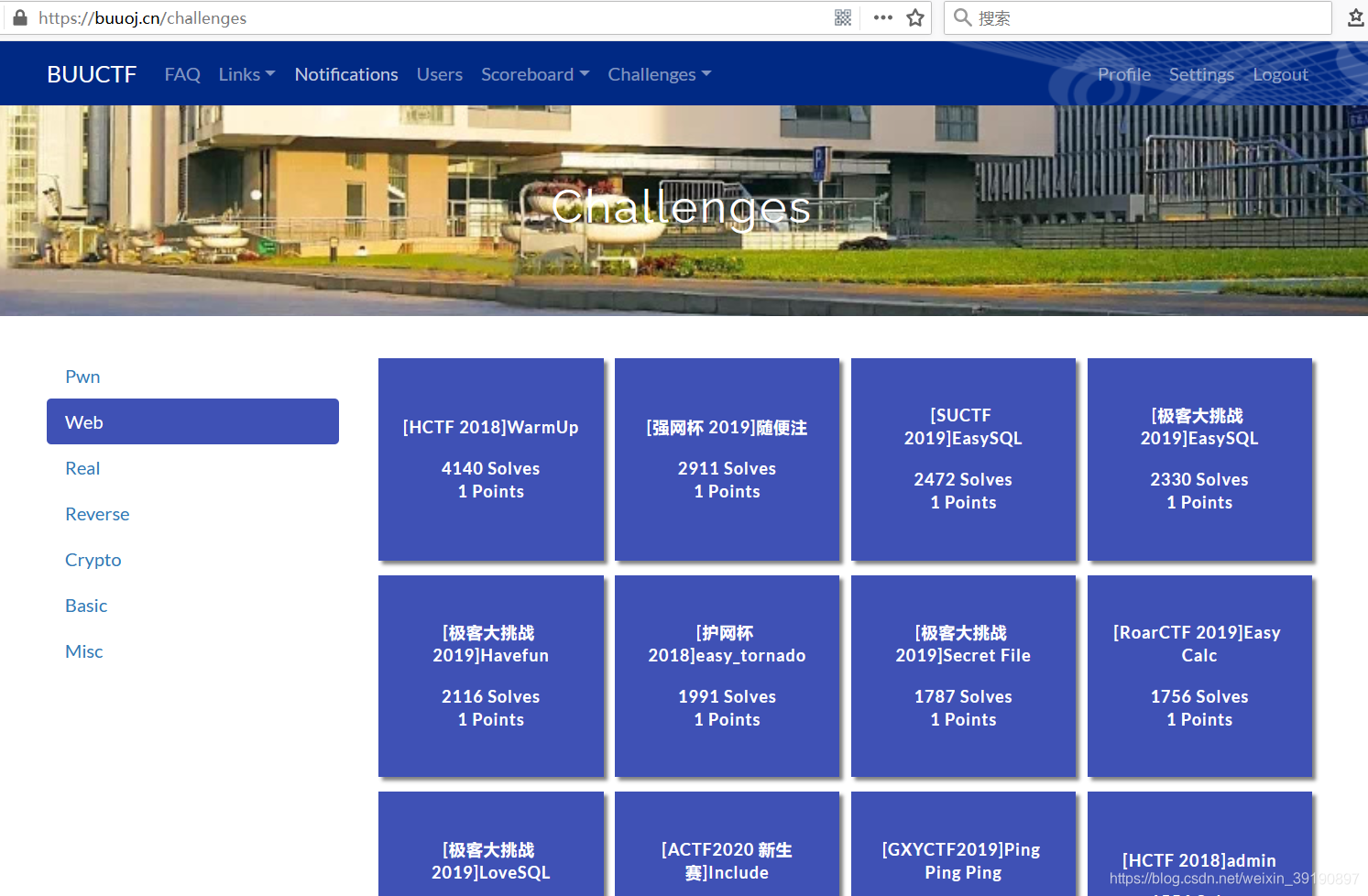 CTFWeb-BUUCTF竞赛真题WriteUp(1）_ctf no0b_ctf登录题 用户名 密码-CSDN博客
