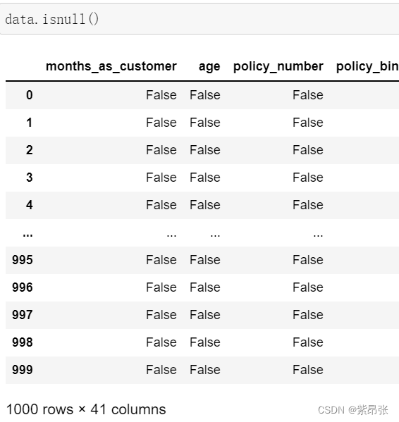 Python机器学习：isnull()查找缺失值_isnull()判断缺失值-CSDN博客