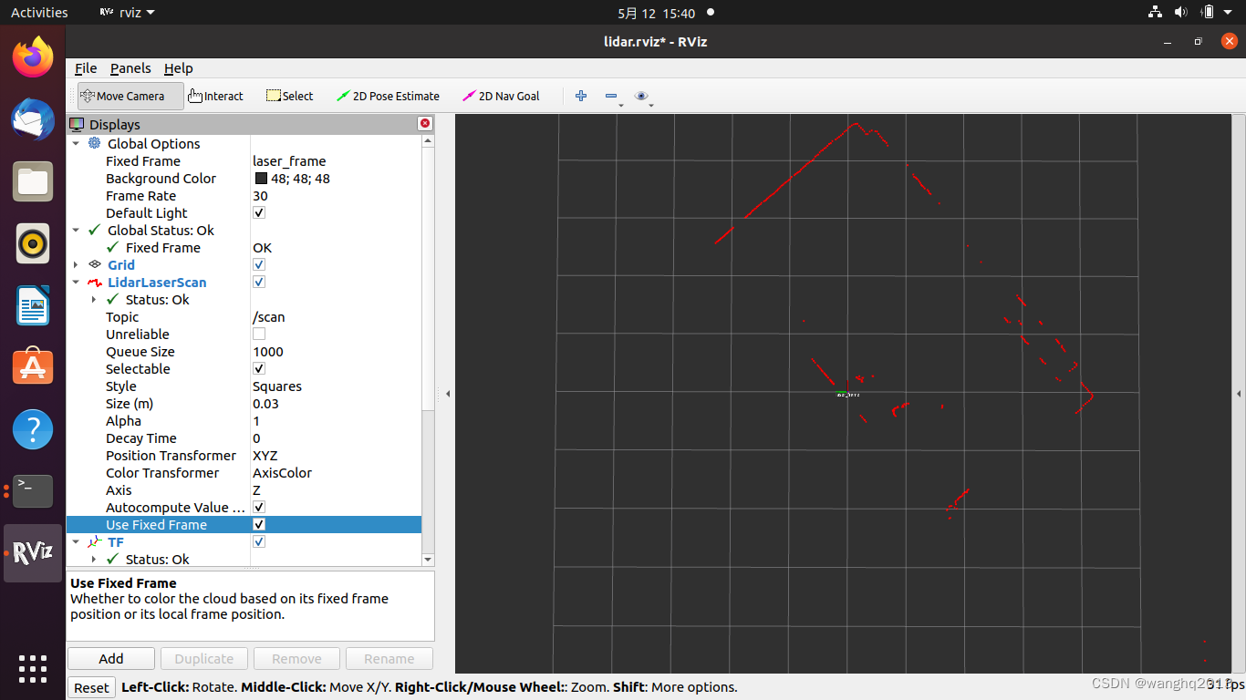 ROS 下 激光扫描仪 YDLidar-G4 使用_ydlidar g4-CSDN博客