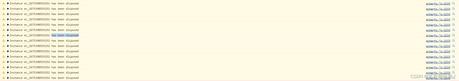 echarts一直报警告has been disposed-CSDN博客