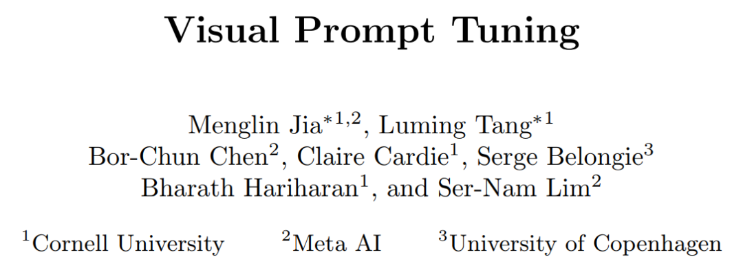 超越传统微调！Meta新作VPT：视觉Prompt来了！冻结主干，仅调节1%参数，性能提升显著！...-CSDN博客