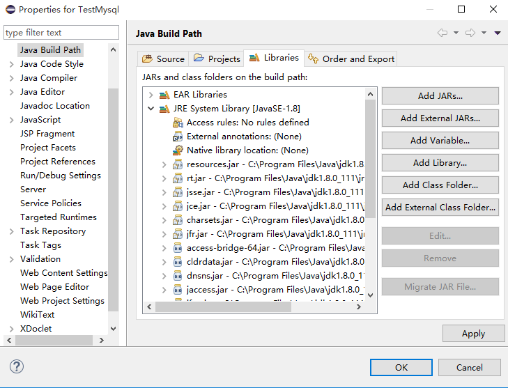 java build path jre_eclipse中的项目Java build path （Java创建路径）详解-CSDN博客