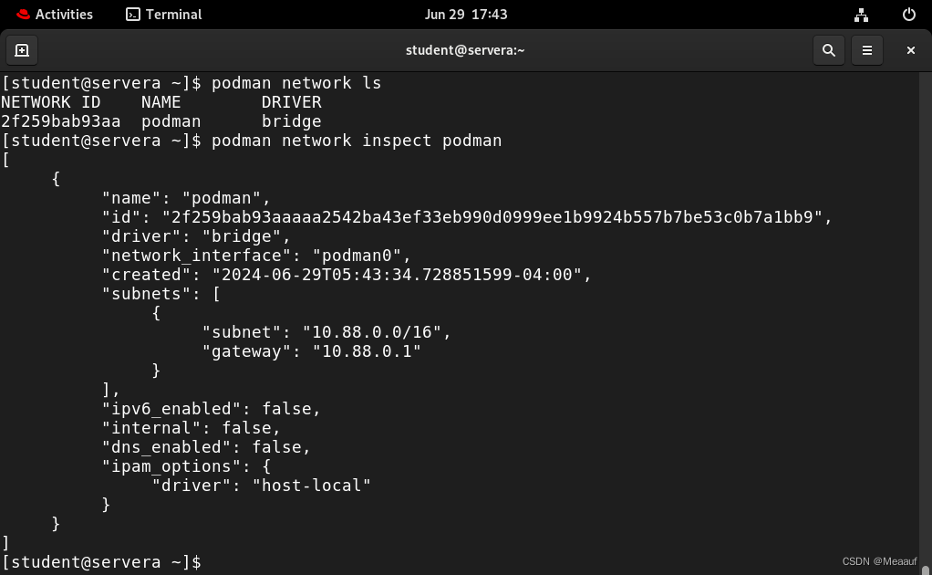 RedHat9 | podman容器-续集_netavark-CSDN博客