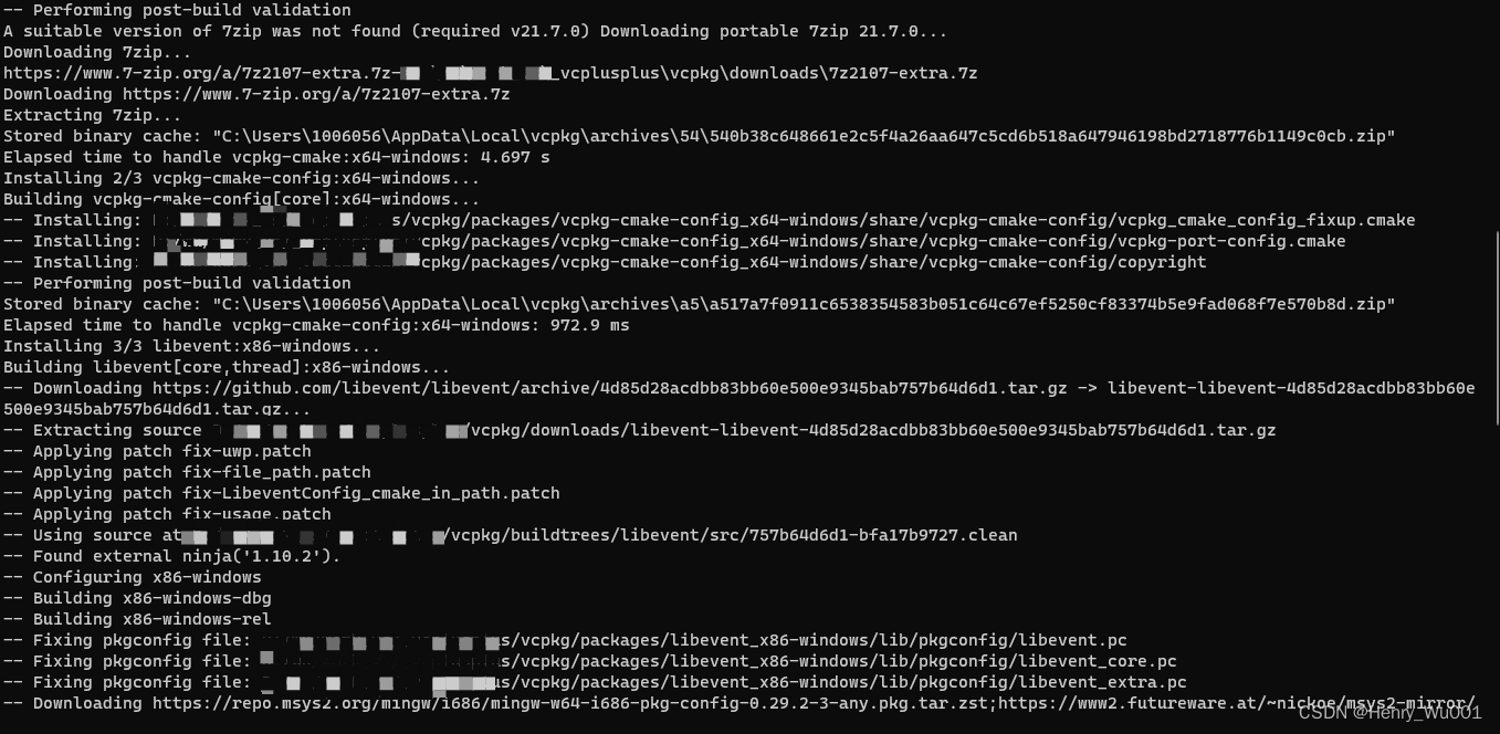 在window用vcpkg安装libevent_windows安装libevent-CSDN博客