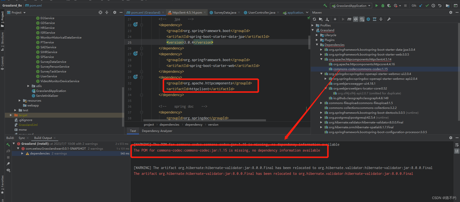 Cannot resolve commons-codec:commons-codec:1.15_commons-codec-1.15.jar-CSDN博客