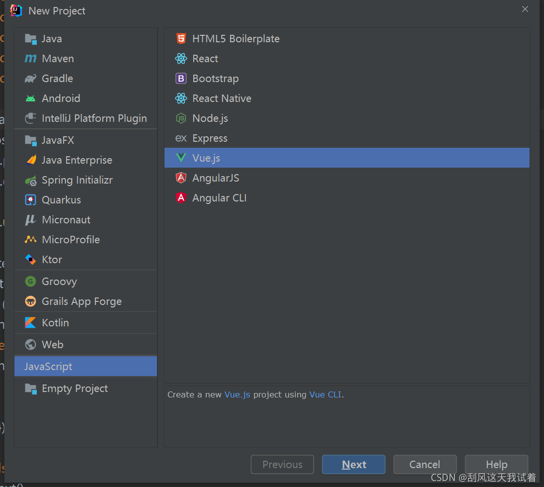 在IDEA中搭建Vue项目并配置ElementUI-CSDN博客