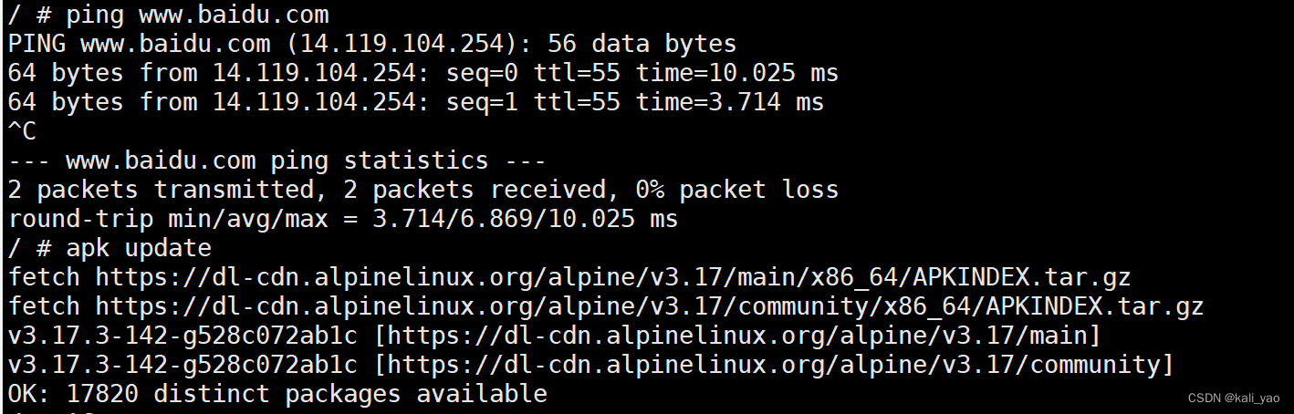 制作Alpine Linux镜像报错errors: 15 distinct packages available-CSDN博客