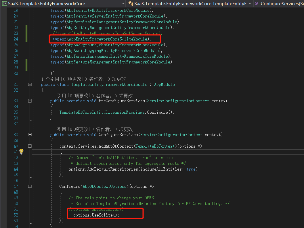 .netcore-abp-切换数据为Sqlite_c# abp + sqlite-CSDN博客