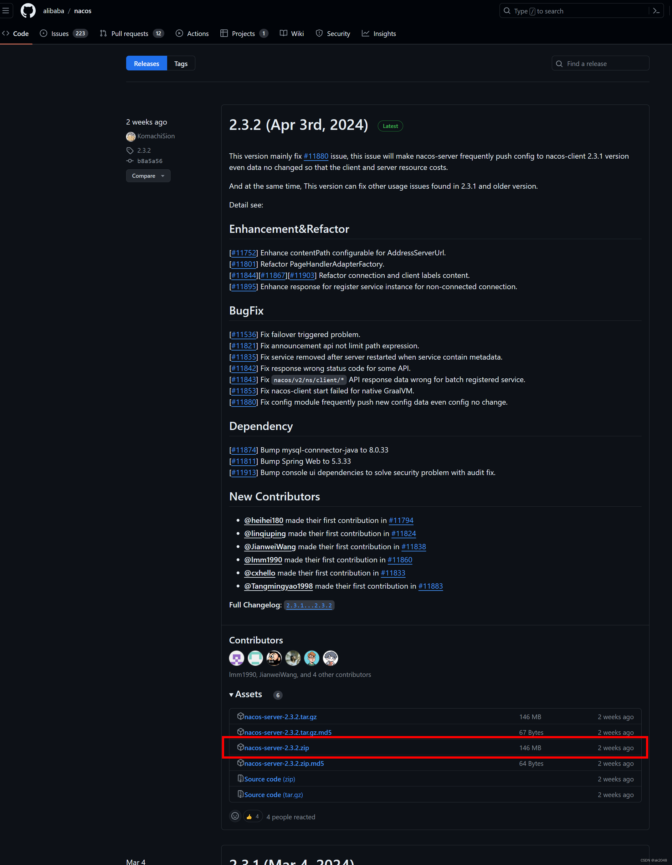 Nacos2.2.3 windows单机&集群部署（模拟）以及持久化到MySQL_nacos 2.2.3-CSDN博客