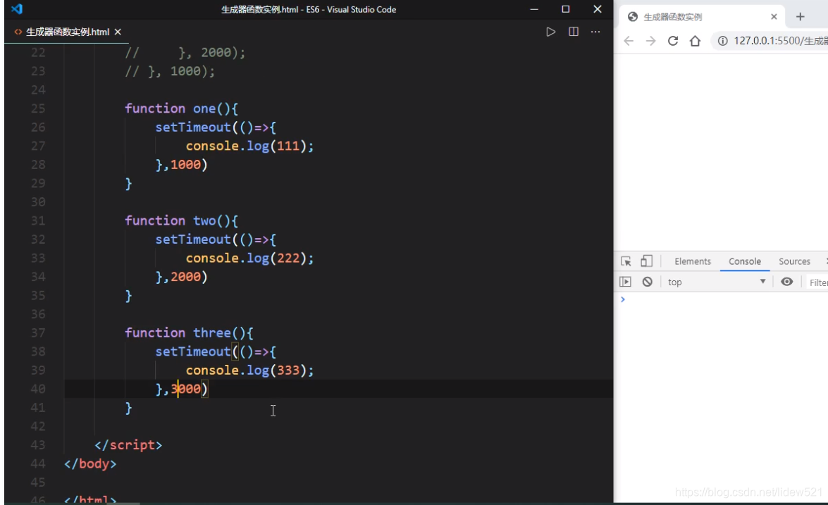 ES6新特性_ES6生成器函数实例---JavaScript_ECMAScript_ES6-ES11新特性工作笔记022_es 6生成器函数-CSDN博客