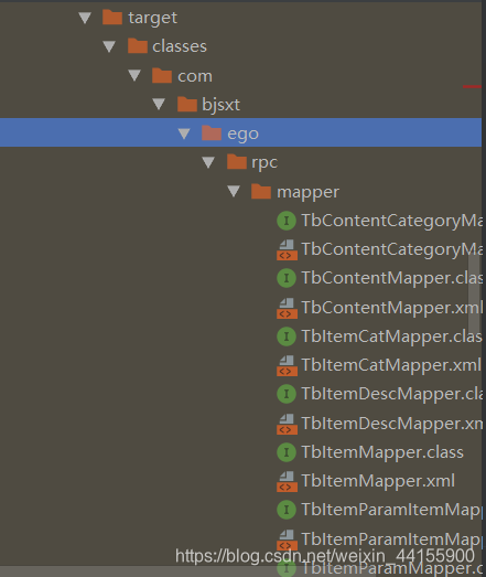 mybatis逆向工程后得到的文件，使用idea映射mapper时报错org.apache.ibatis.binding.BindingException:_idea 连接mysql 反向生成 ...