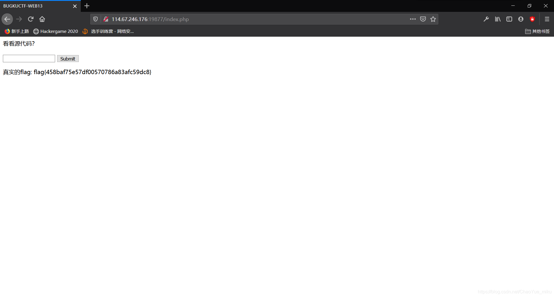 Bugku CTF web13（Web）_buuctf 萌新web13-CSDN博客