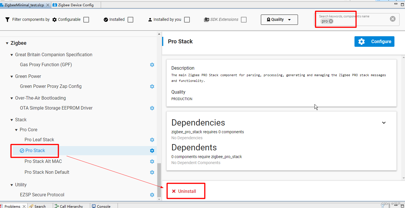 simplicity studio 设置ZIGBEE设备类型报错_error : zigbee pro stack component supports only c-CSDN博客