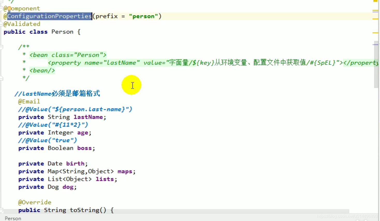 @Value和@ConfigurationProperties获取值比较_coreconfig.properties取值-CSDN博客