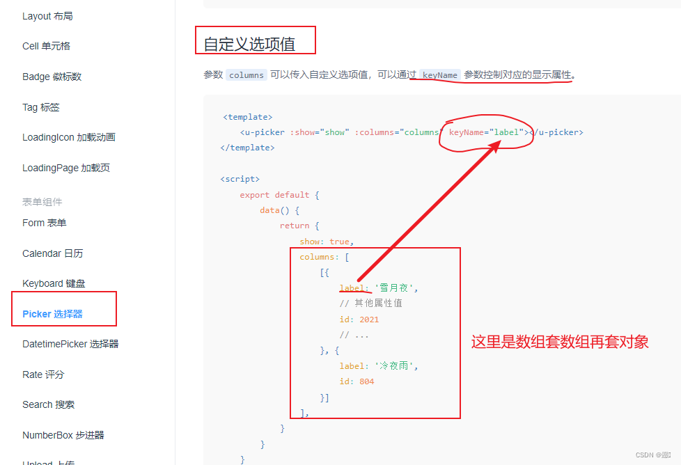 picker选择器自定义使用_u-picker自定义属性-CSDN博客
