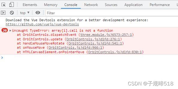 Vue里面使用threejs 的 Orbitcontrols报错问题vue Orbitcontrols Csdn博客 4839