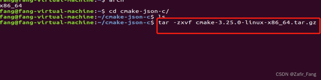 Linux(ubutun下)安装json-c跟CMake_ubuntu cjson库安装-CSDN博客