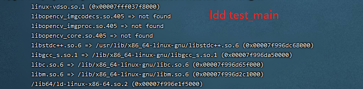 error while loading shared libraries: libopencv_imgcodecs.so.405: cannot open shared object file ...