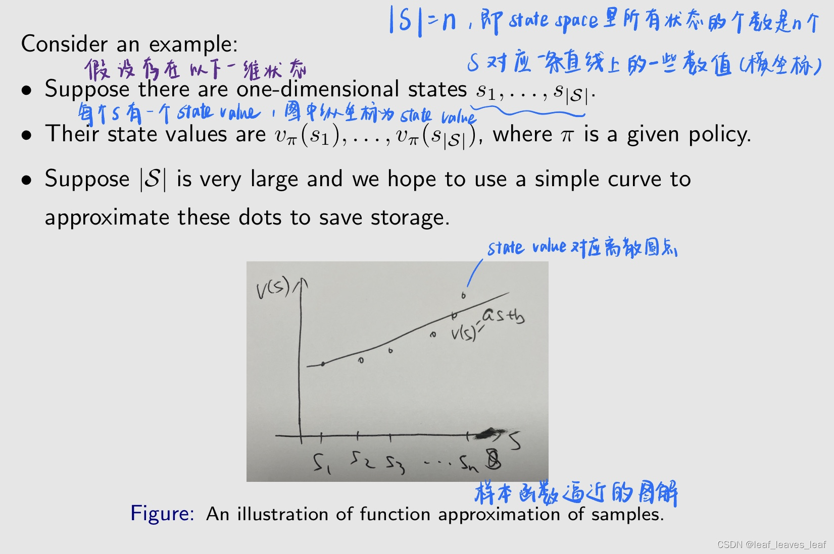【强化学习的数学原理-赵世钰】课程笔记（八）值函数近似（value function approximation）-CSDN博客