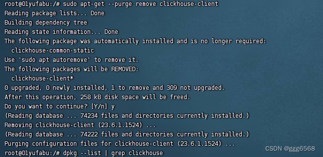 ubuntu命令卸载软件Clickhouse（包含安装 也总结了一下数据导入）_clickhouse卸载-CSDN博客