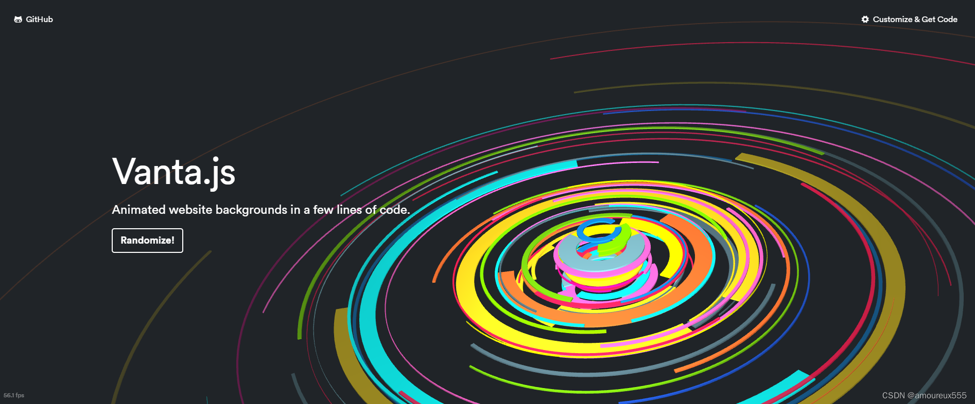 【vue】 网站动态背景 | vanta.js的使用-CSDN博客
