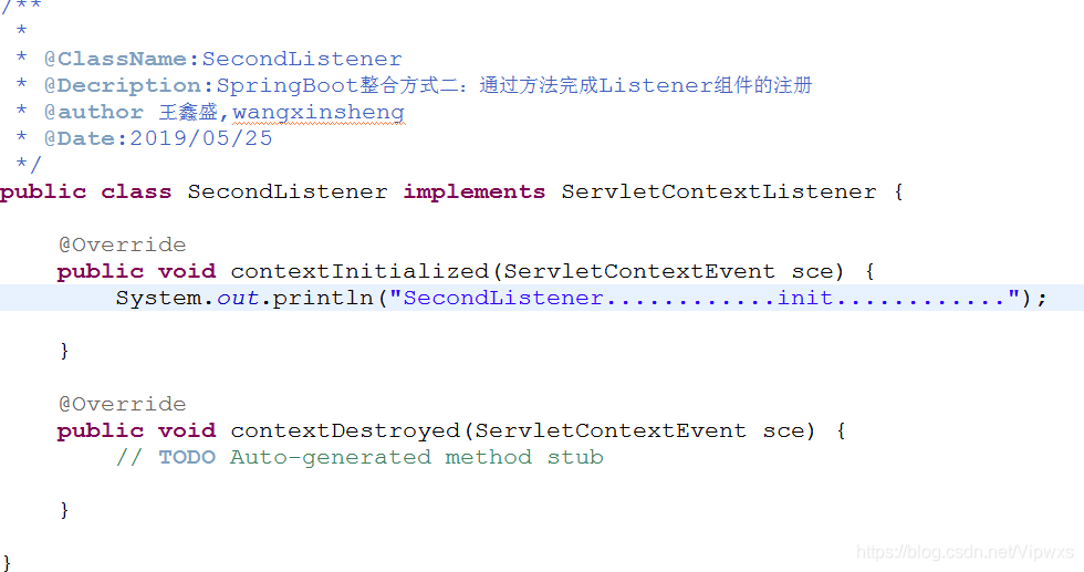SpringBoot整合Listener_vip listener-CSDN博客
