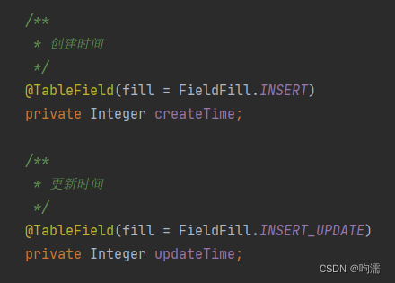 Mybatis Plus使用自动填充功能失效，填充字段是integer类型_mybatis自动填充失效-CSDN博客