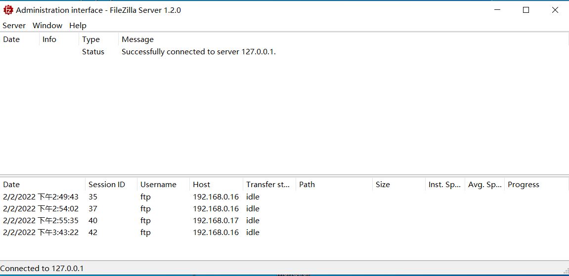 FileZilla创建FTP服务器-版本1.2_administer filezilla server-CSDN博客