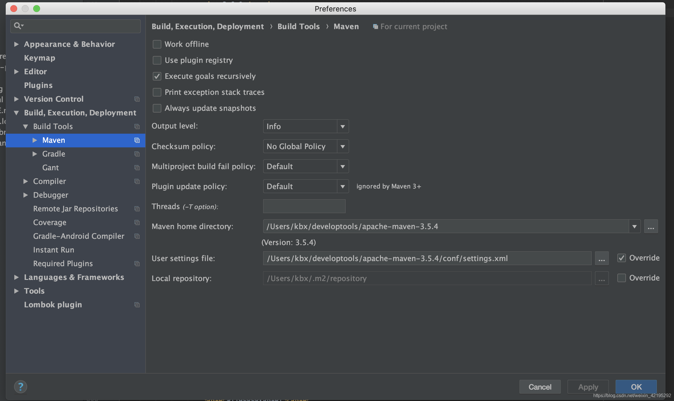 Mac下的maven配置settings.xml文件（全局配置和项目配置）_mac maven setting.xml-CSDN博客