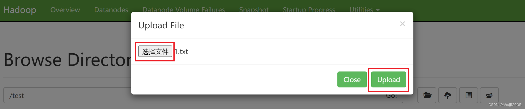 Hadoop HDFS基本操作之Web UI操作（Linux Centos ）_怎么配置hdfs的web-CSDN博客