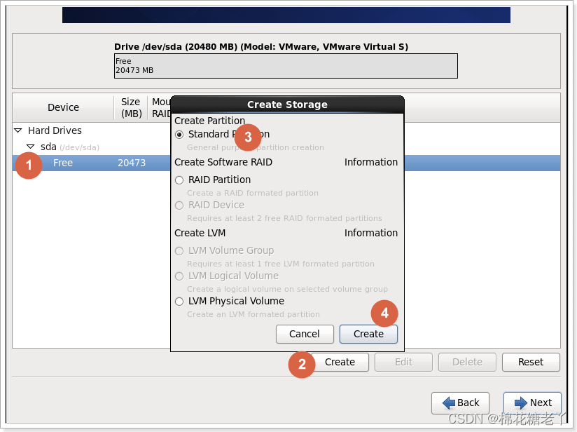 VMware安装CentOS6.6步骤详解(经典安装和自定义安装)-CSDN博客