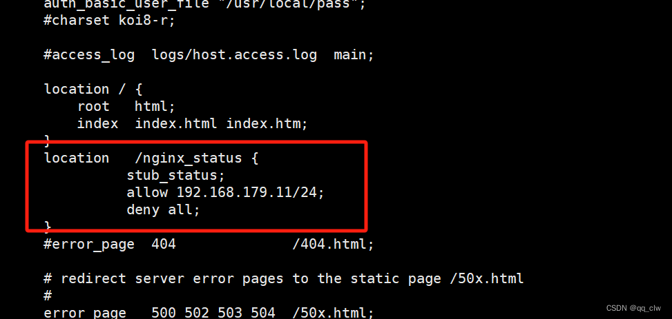 Nginx: [warn] low address bits of 192.168.179.11/24 are meaningless in /usr/local/nginx//conf ...