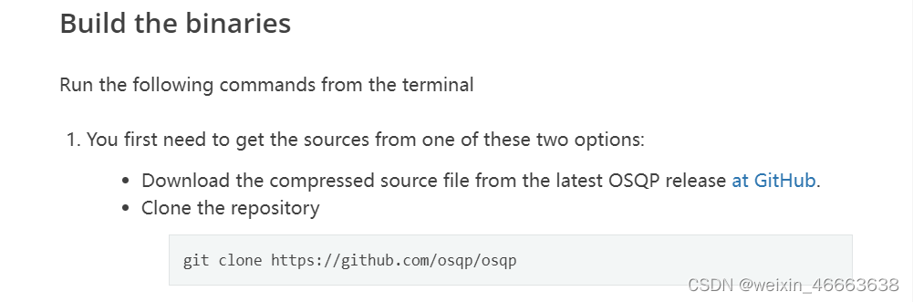 Eigen，osqp，osqp-eigen库Windows安装_osqp0.6.2安装-CSDN博客