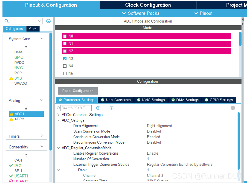 使用CubMX和Proteus学习STM32单片机（五）------ADC模数转换_stm32单片机adc教程proteus,stm32cube-CSDN博客