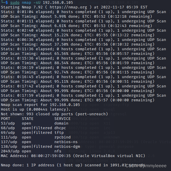 nmap各种扫描的注意事项_nmap -ss-CSDN博客