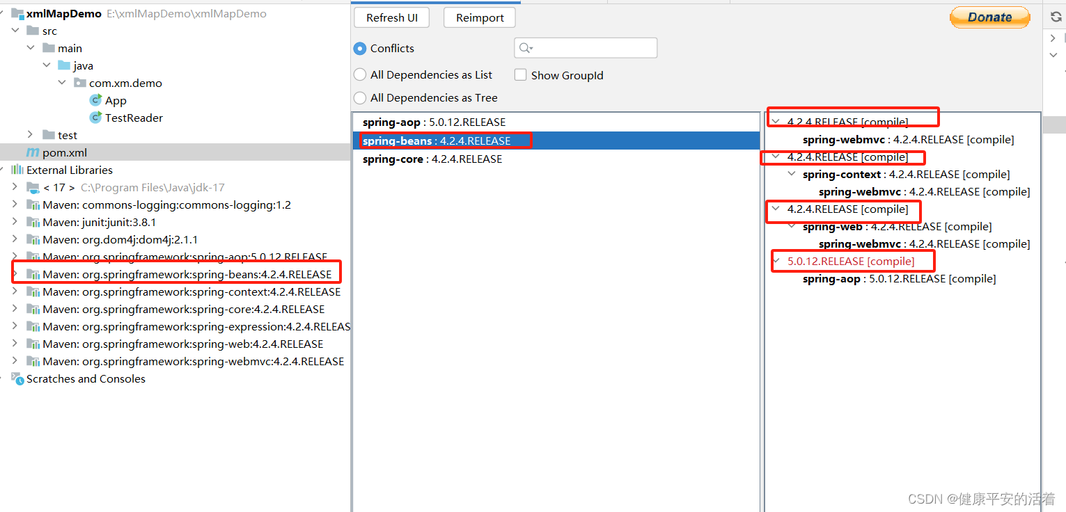 使用maven-helper插件解决jar包冲突案例3【经典版】_maven helper-CSDN博客