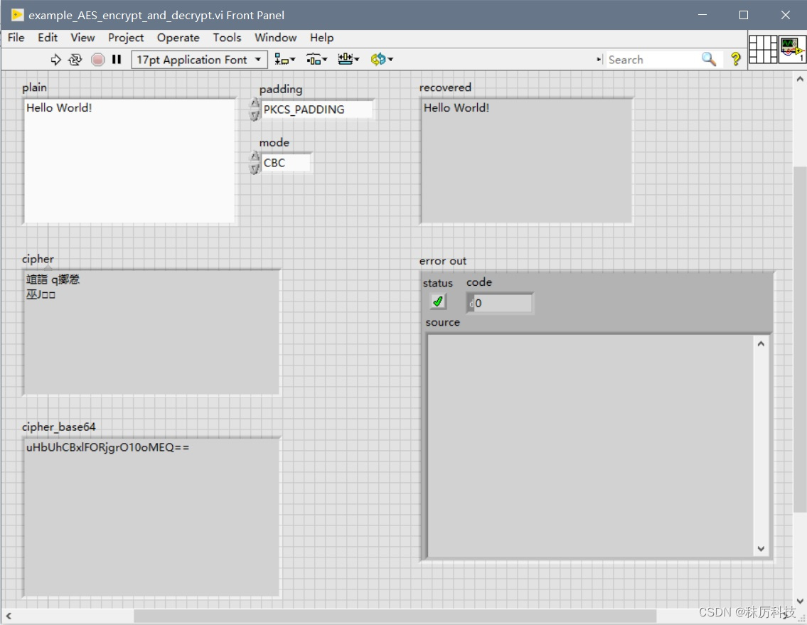 【秣厉科技】LabVIEW工具包——Crypto（密码技术）_labview crypto-CSDN博客
