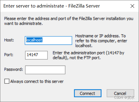 Windows下搭建FTP服务，FileZilla Server_windows 2016 sever filezilla-CSDN博客