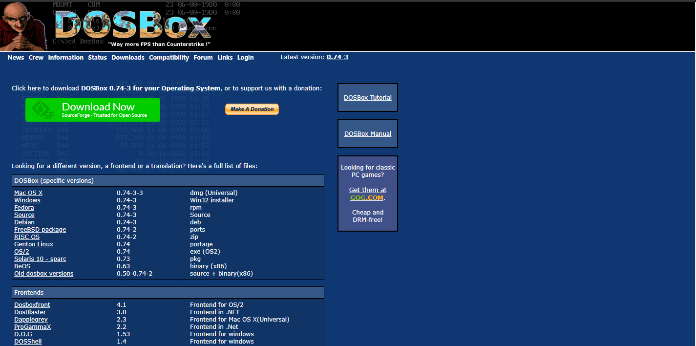 使用DOSBOX运行TurboC2，TC2使用graphics库绘图_dosbox turbo-CSDN博客