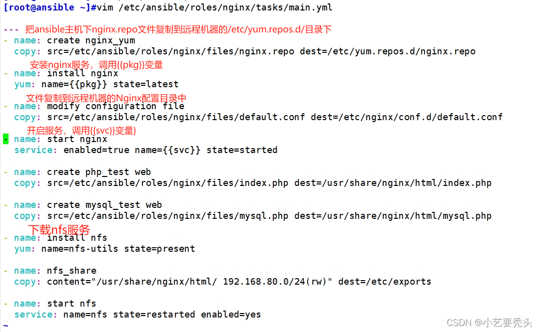 Ansible之roles模块--lnmp分布式部署_用ansible roles重构lnmp架构(linux+nginx+mariadb+php),-CSDN博客