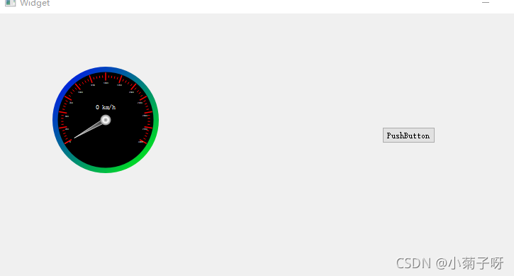 QT自定义简单表盘（完整代码）_qwidget(parent), ui(new ui::widget)-CSDN博客