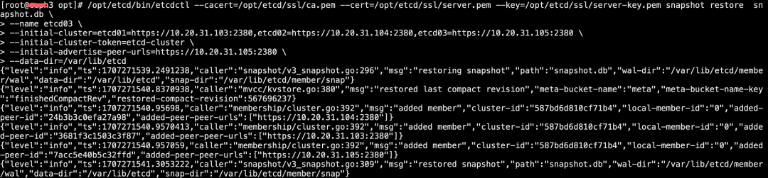 使用 Etcd 快照文件恢复 Etcd 数据：应对单节点及高可用集群情况-CSDN博客