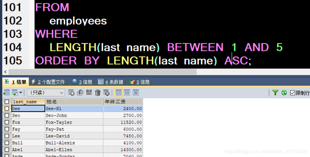 数据库学习之MySQL (八）——排序查询 ORDER BY ASC DSC_mysql order by asc-CSDN博客