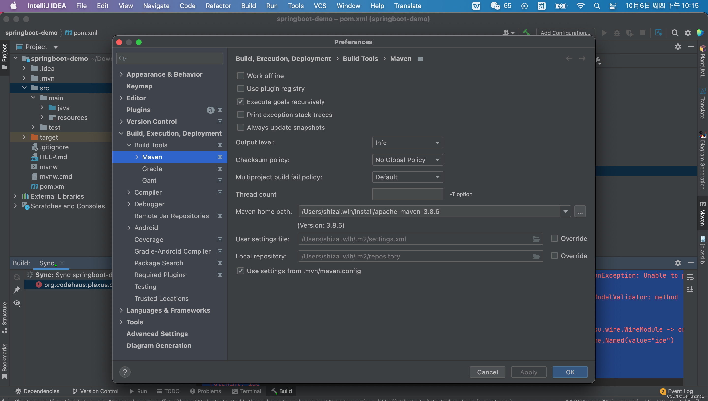 MAC下springboot环境配置_mac配置springboot-CSDN博客