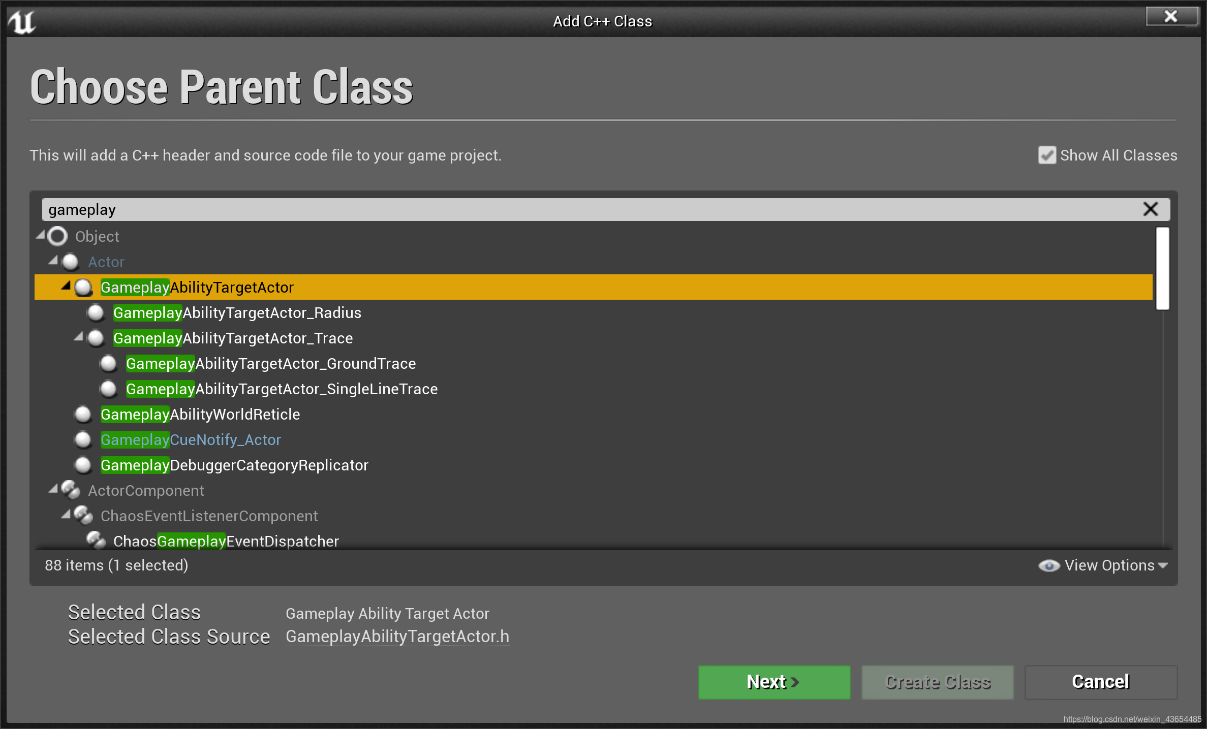 Unreal Engine 4 —— GAS系统学习 （四十二）FireBlast技能（2）_gas的wait target data-CSDN博客