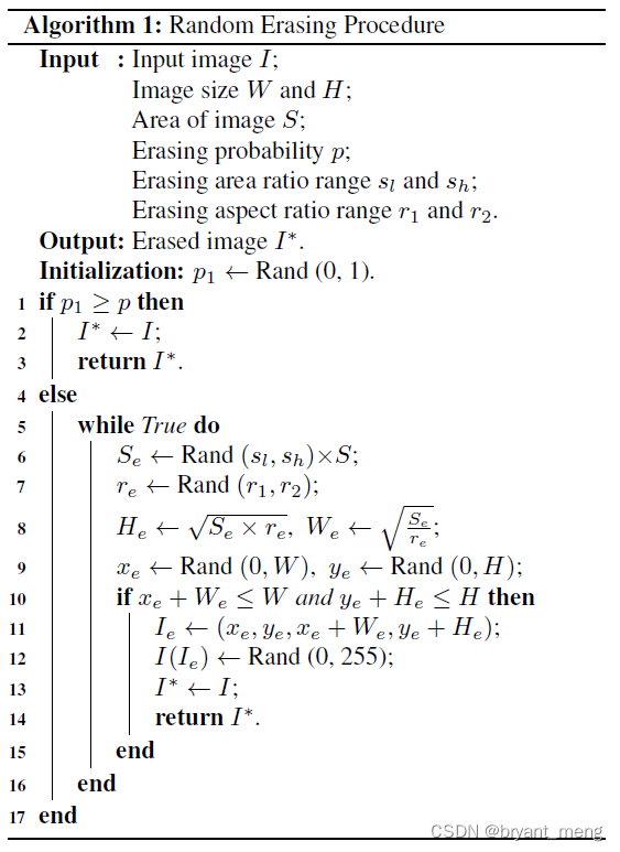 【Random Erasing】《Random Erasing Data Augmentation》-CSDN博客